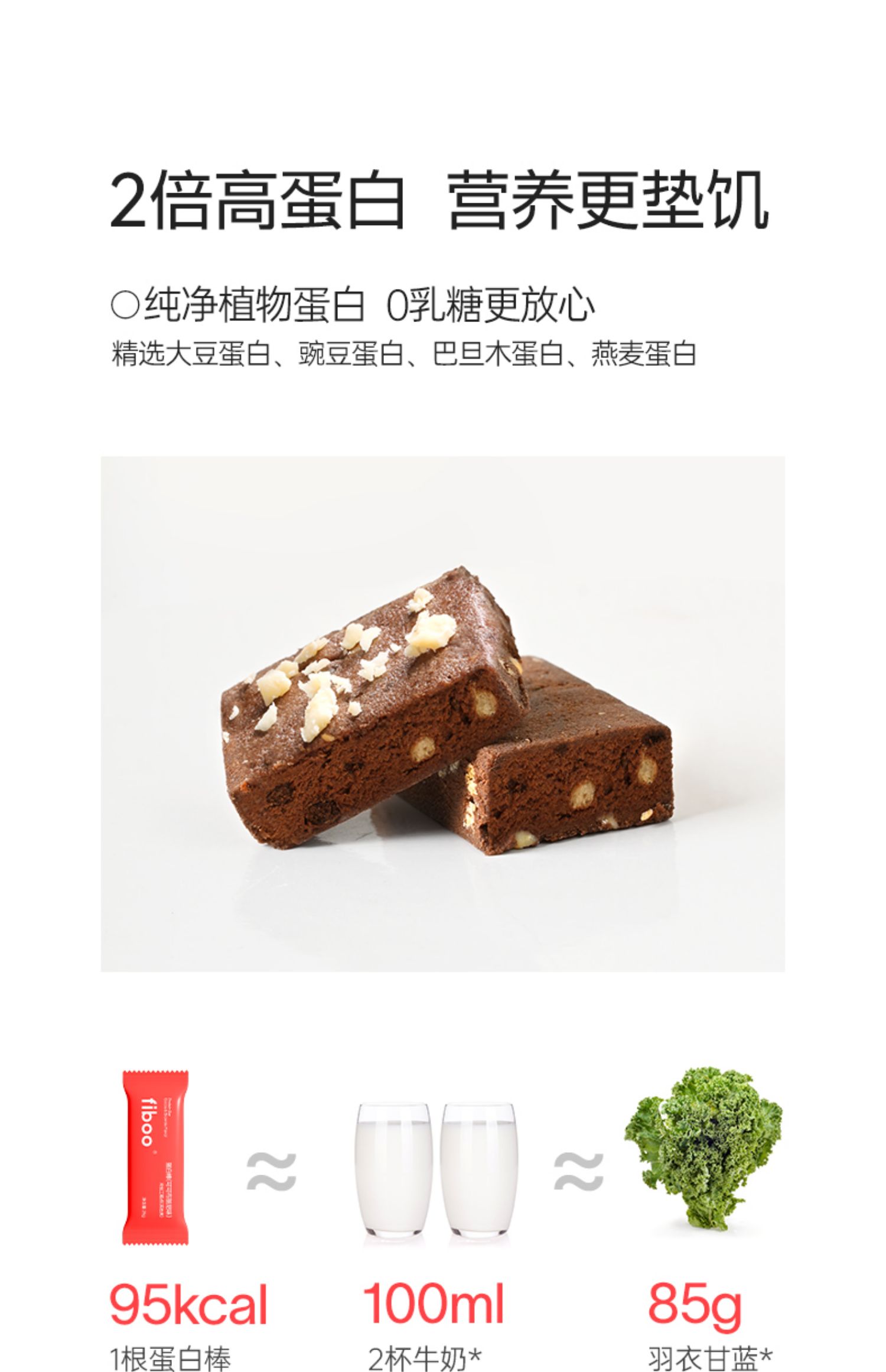 25g X 1 pcs FIBOO 蛋白棒 可可布朗尼味 | Shopee Malaysia