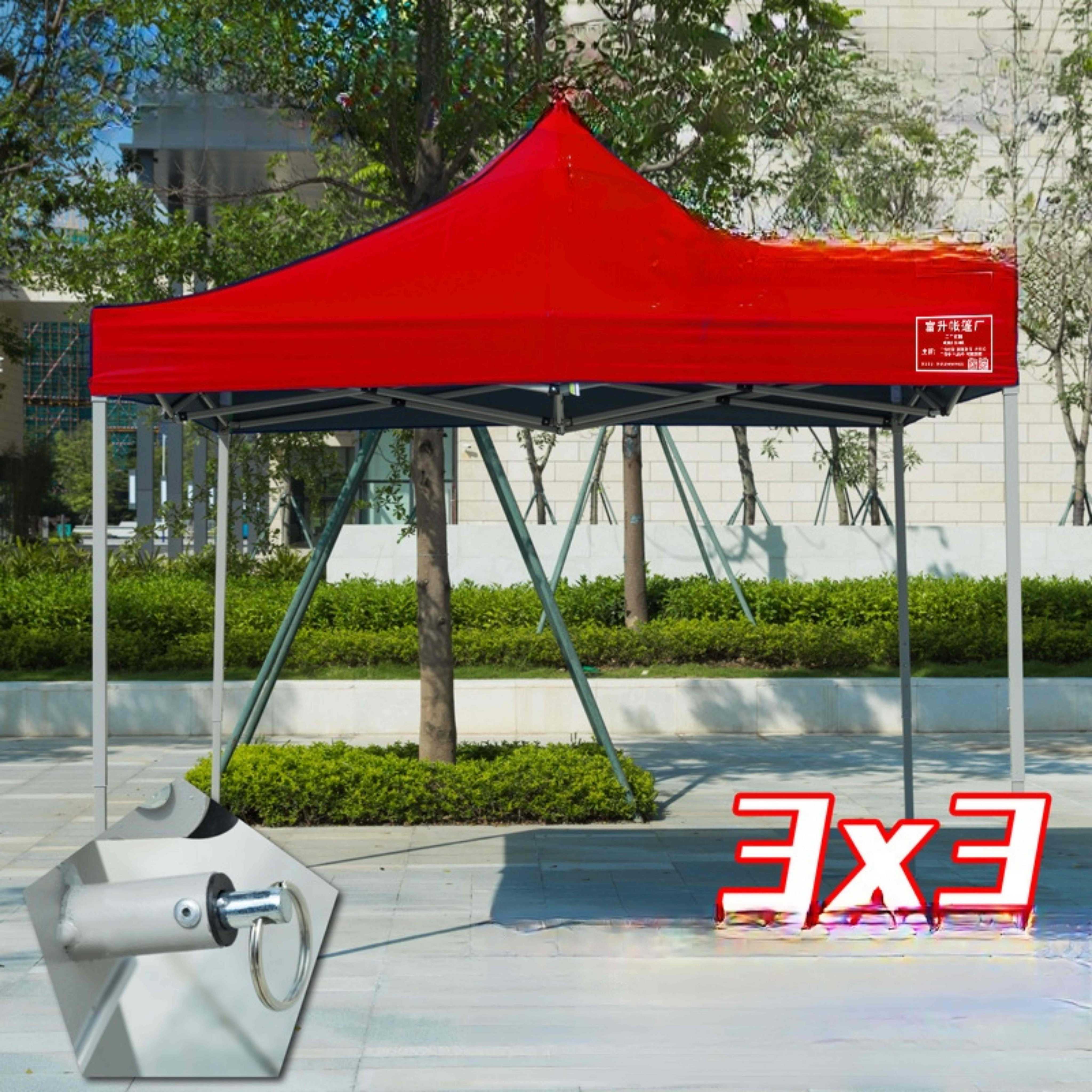 PA Heavy Duty Night Market Canopy Camping Tent 3x3m Payung Niaga Canopy ...