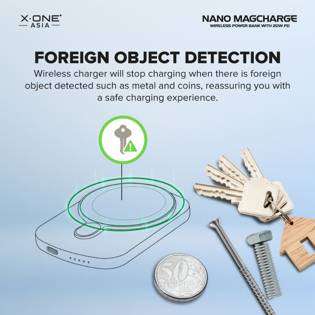 X.One Nano Magcharge 10000mAh / 5000mAh Magnetic Wireless Powerbank ...
