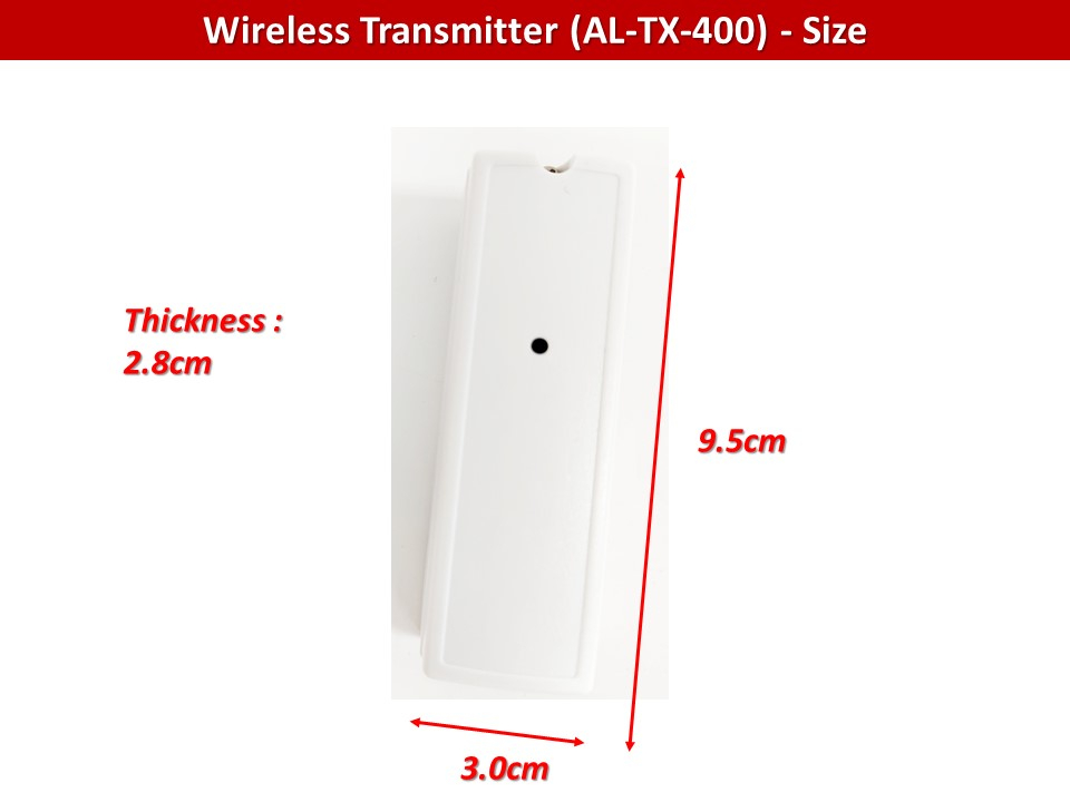 Bluguard Home Wired Alarm Universal Wireless Transmitter (AL-TX-400 ...