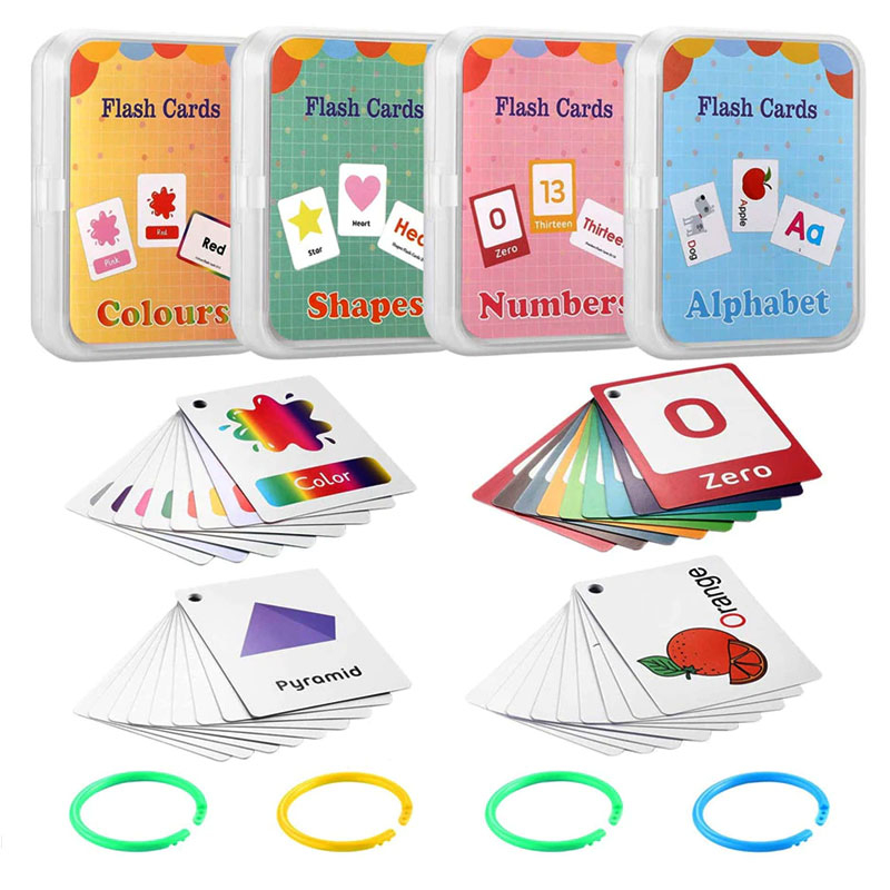 𝗪𝗔𝗧𝗘𝗥𝗣𝗥𝗢𝗢𝗙 》Kids Mini Flash Card Early Learning Education ABC Numbers ...