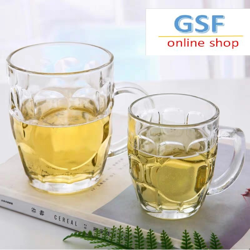 Cawan Kaca 250ml/500ml Pineapple Beer Mug With Handle/Britannia Mug ...