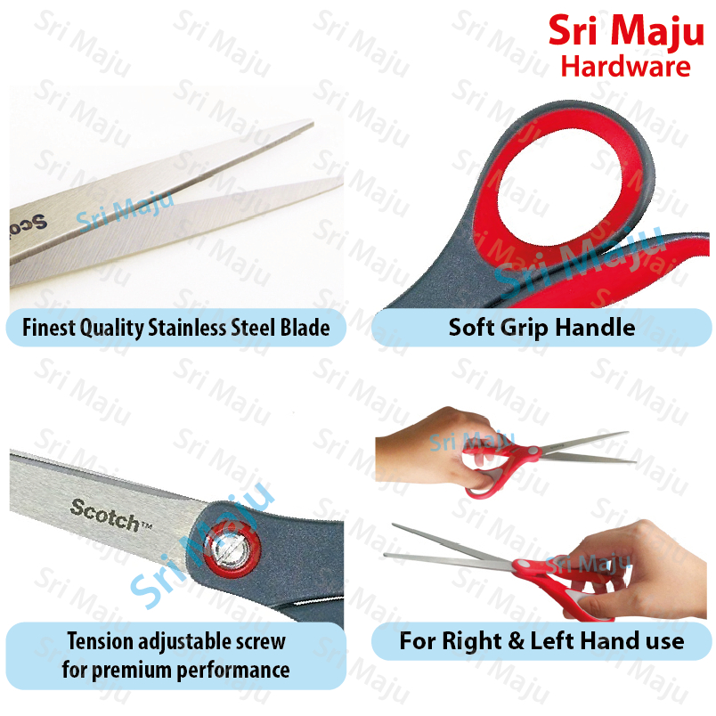 MAJU 3M Scotch 1446 1448 Precision Scissor Finest Quality Stainless ...