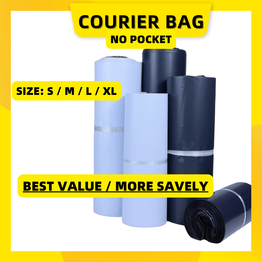 Courier Bag No Pocket Packaging Parcel Bag Packing Plastic Flyer Parcel ...