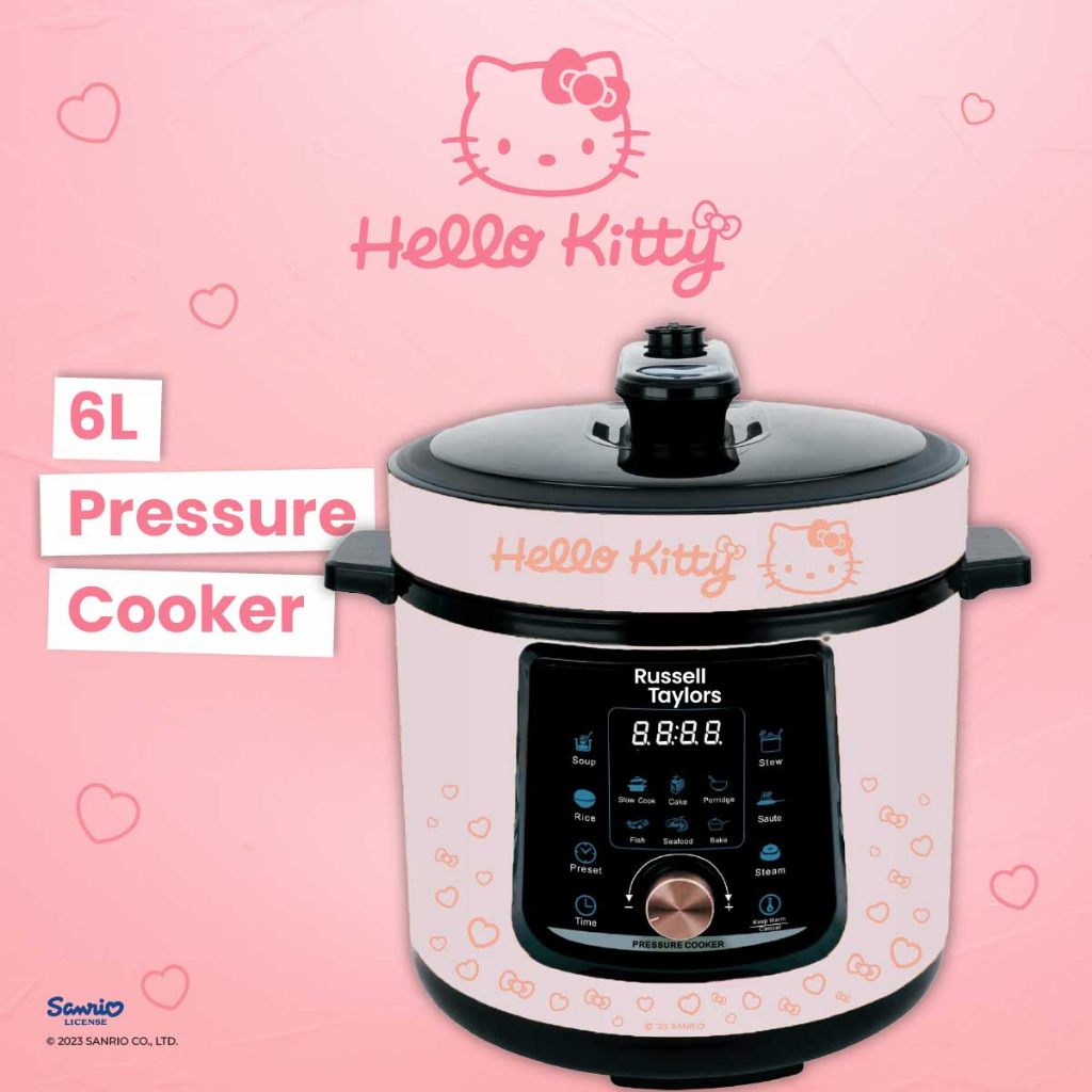Russell Taylors x Hello Kitty Pressure Cooker Rice Cooker with ...