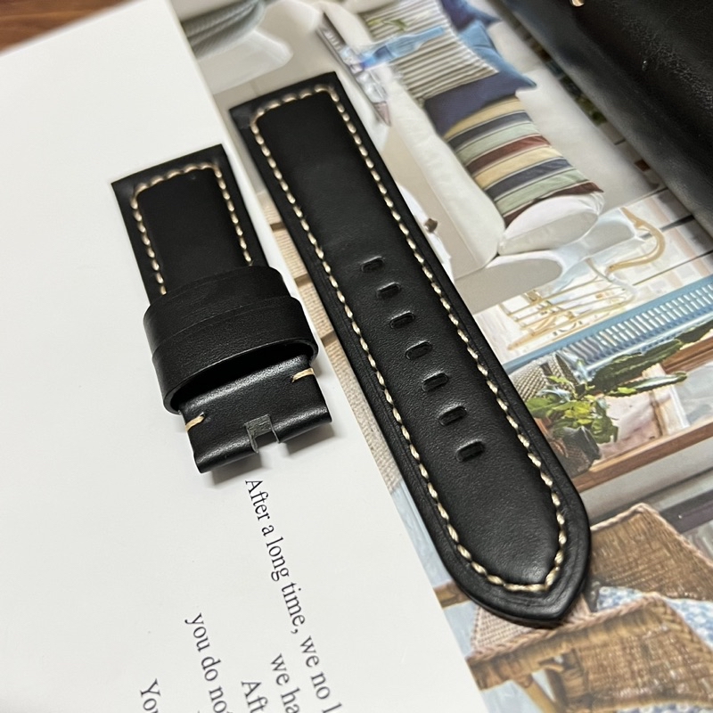 Smooth Design Pam Leather Watch Strap Color 24mm | Shopee Malaysia