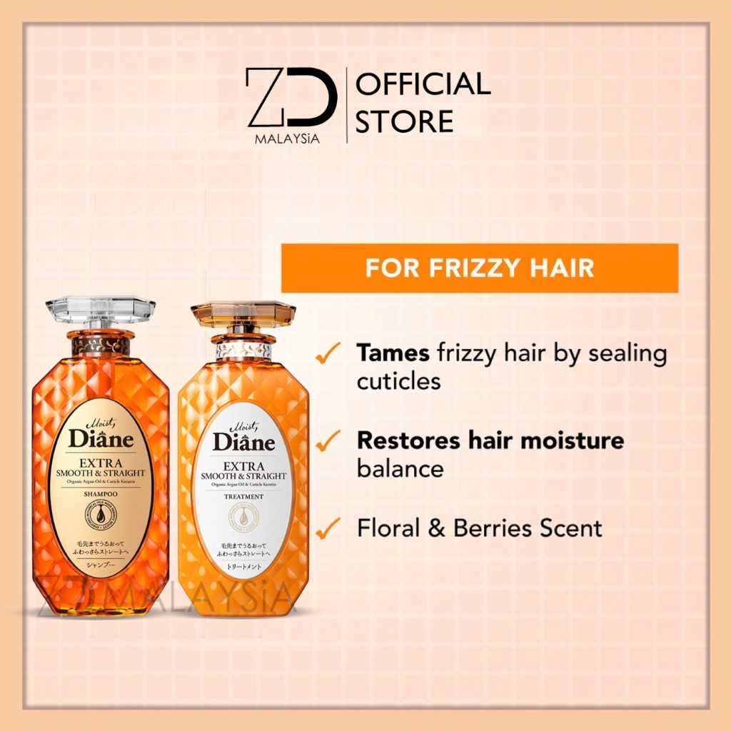 MOIST DIANE Perfect Beauty Shampoo & Treatment 450ml(Hair Fall Control ...