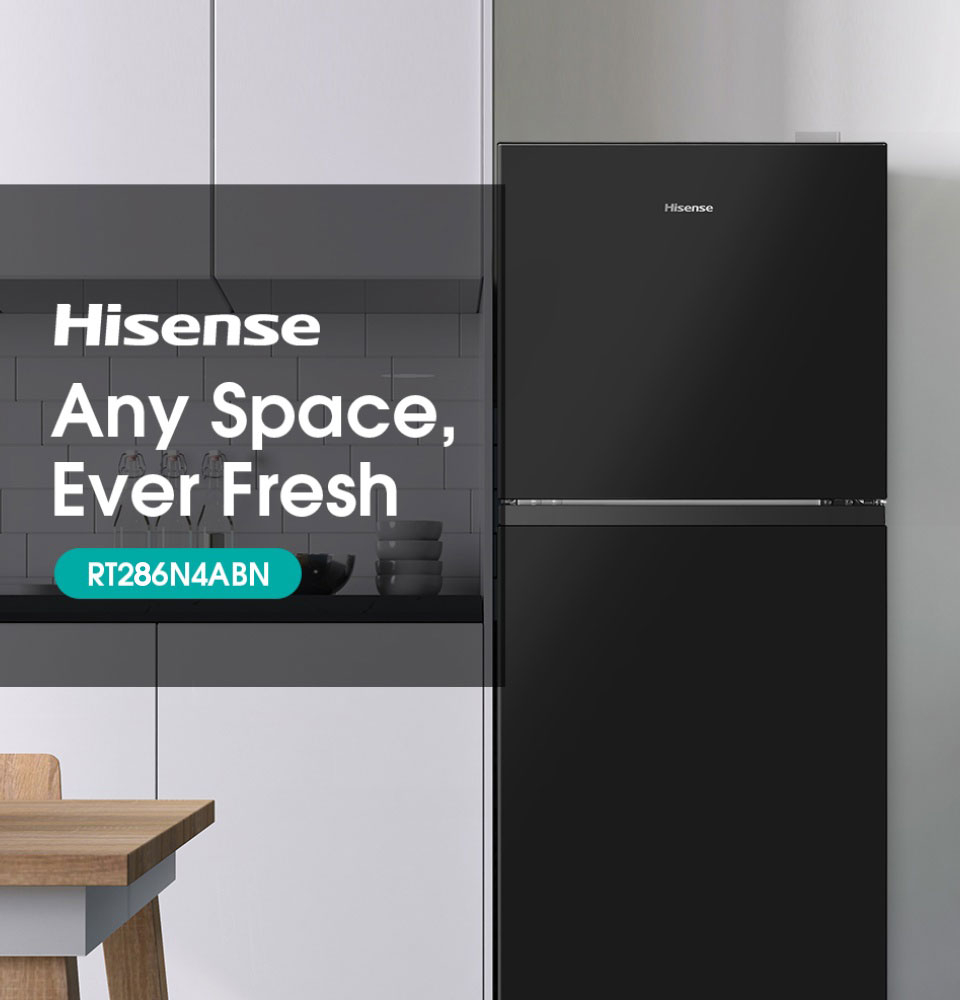 Hisense 2 Door Top Mount Inverter Fridge / Refrigerator / 5 STAR ...
