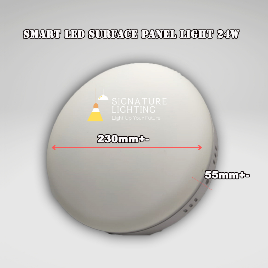 SMART Led downlight Surface Mount 3 colour 40w 28w dimmable frameless ...