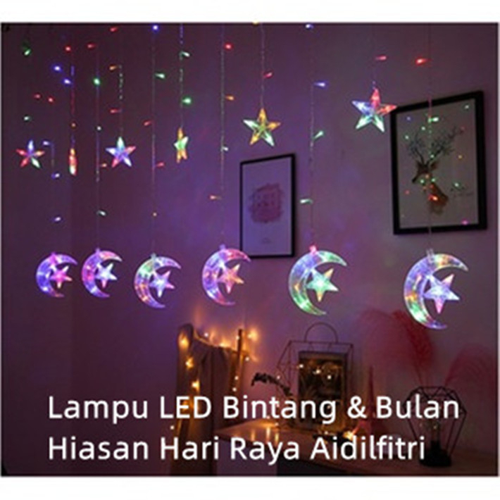 Raya Lampu - Lampu Bintang Bulan - Lampu Iftar Percutian Hiasan ...