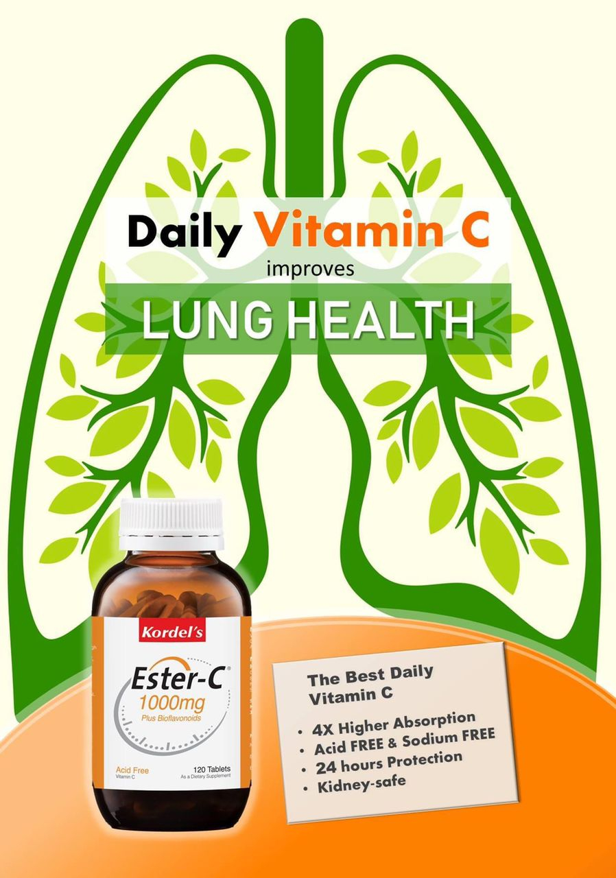 Kordel's Ester C 1000mg With Bioflavanoids, Slow Release Vitamin C for ...