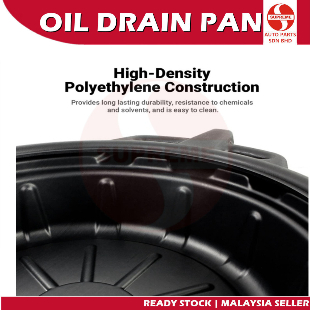 S2U Plastic Oil Drain Pan Waste Engine Oil Collector Tank Gearbox Basin ...