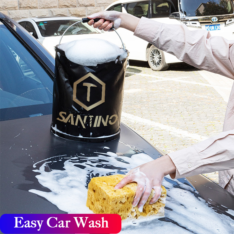 SANTINO 20L Foldable Car Wash Water Bucket Cuci Kereta Tong ...