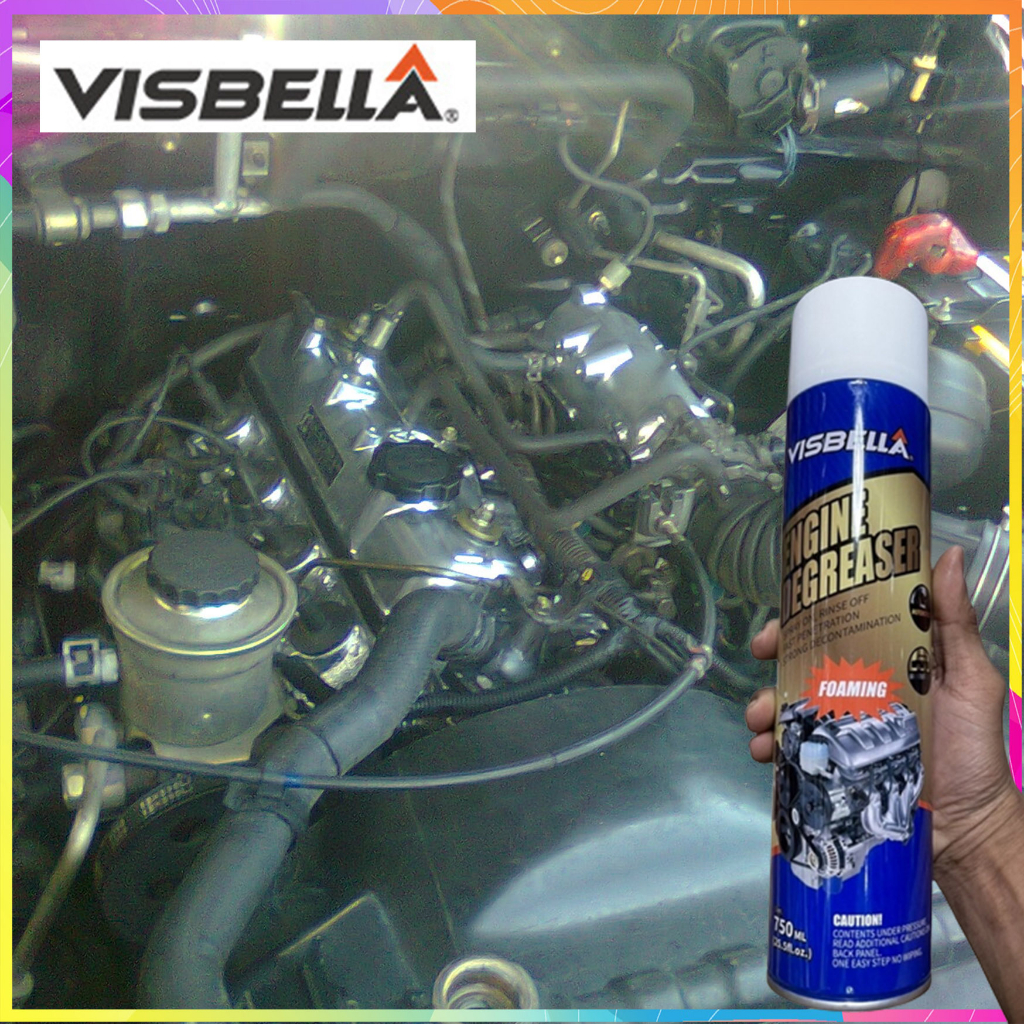 FOAM CUCI ENJIN Visbella Engine Degreaser Professional Engine Foaming ...
