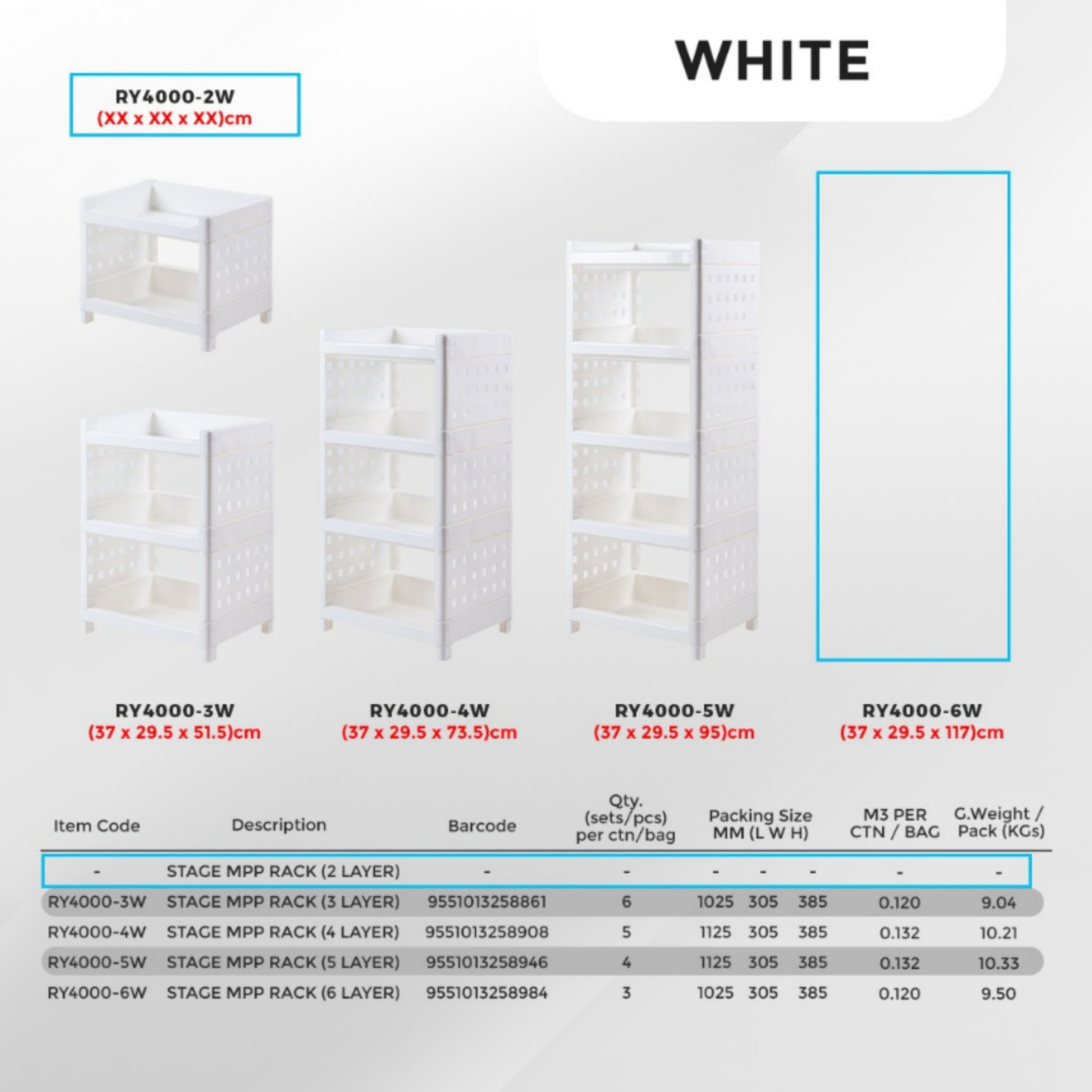 Roomy Multipurpose Rack/Rak Plastik Serbaguna/Plastic Kitchen Rack ...