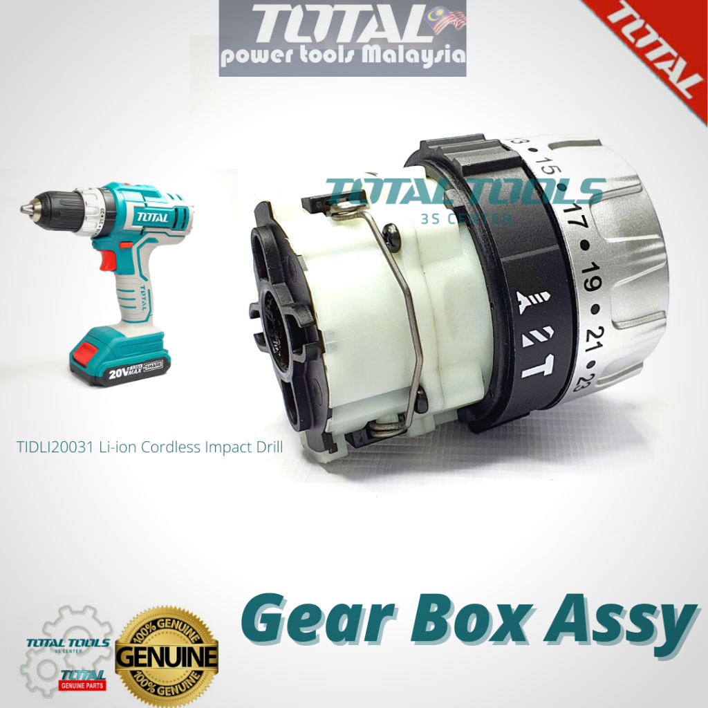 TOTAL 20v Cordless Impact Drill (Gear Box Assy Replacement Parts ...