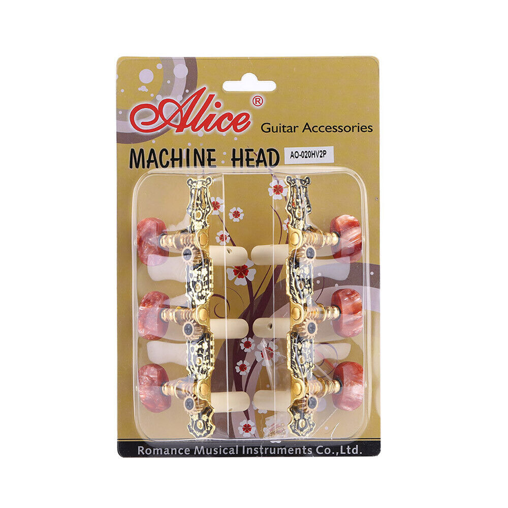 Alice AO-020HV2P 2Pcs (Left + Right) Classical Guitar Tuning Machine ...