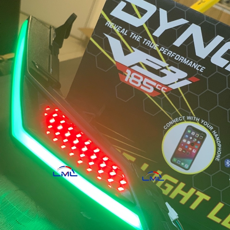 Sym Vf3i Mata Gaban Bluetooth Control Dynopro Pilot Light Led Plug And ...