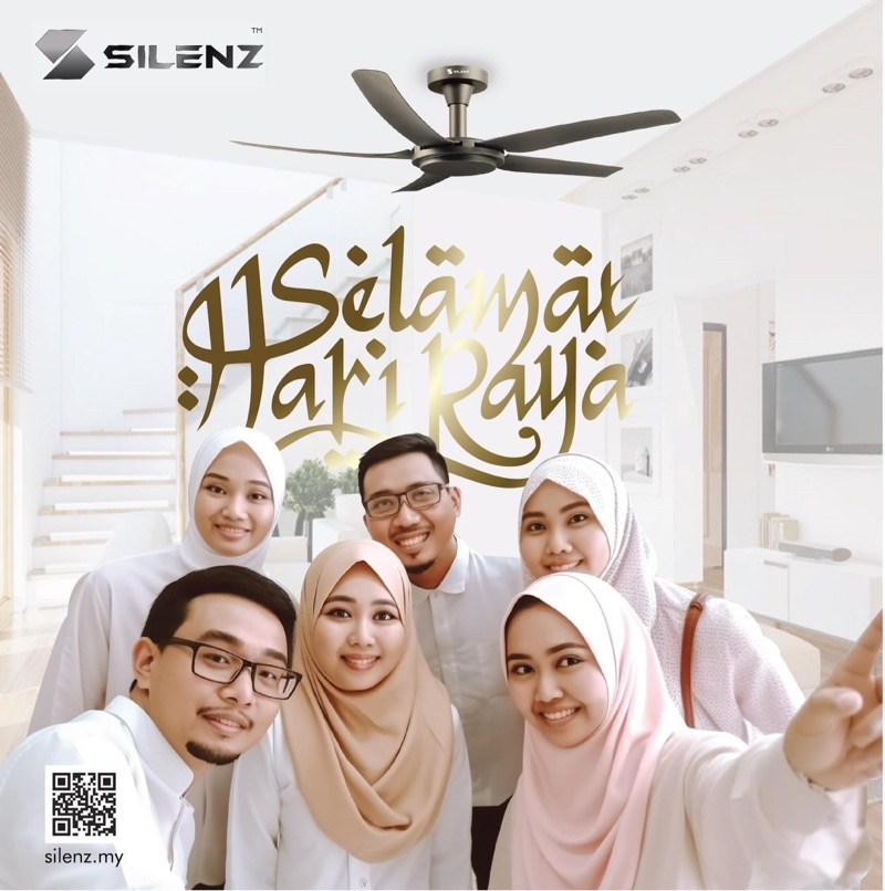 Silenz Dyno 56”/42” Powerful DC Motor Ceiling Fan with Remote control ...