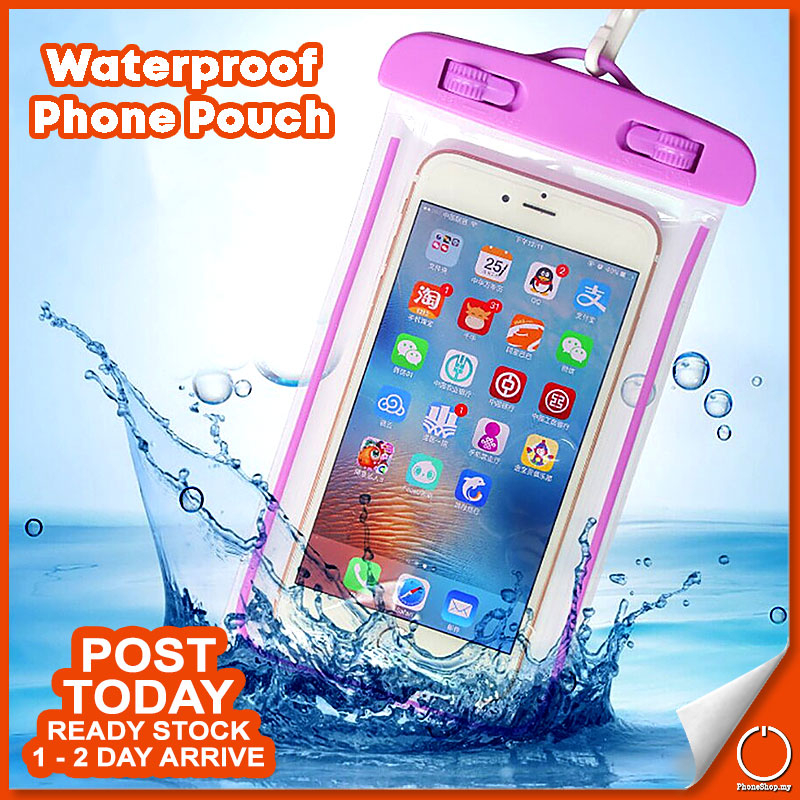𝗨𝗡𝗜𝗩𝗘𝗥𝗦𝗔𝗟 Waterproof Phone Pouch Drift Diving Swimming Bag Underwater ...
