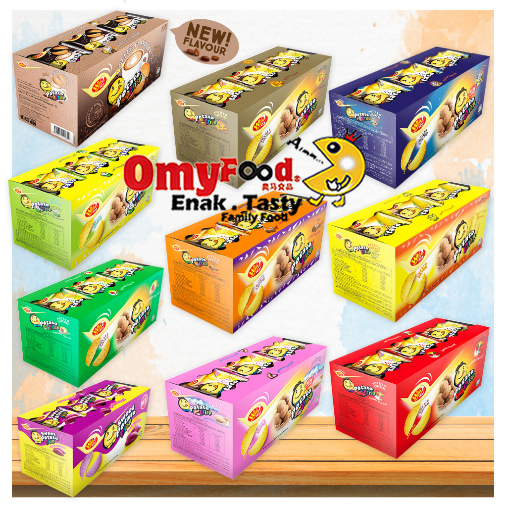 20g x 30pcs Win2 Potato Crisp [Vege/BBQ/Tomato/Curry/SourCream ...