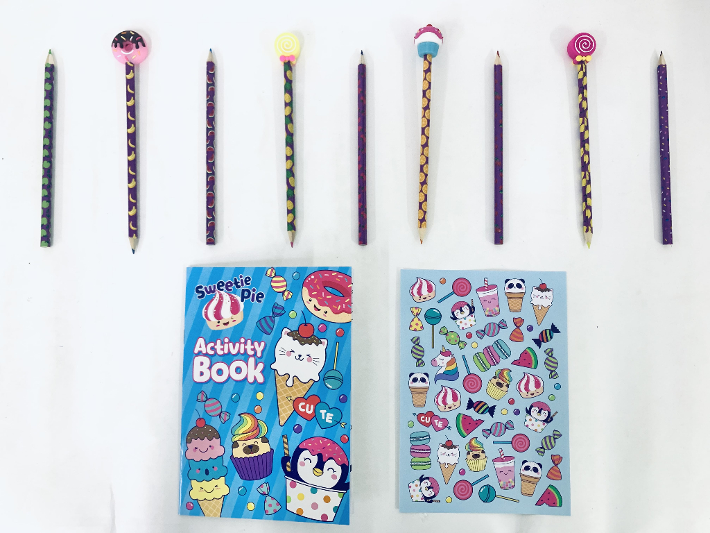 Sweetie Pie Activity Book Gift Set For Kids (Boxset) with 9 Scented ...