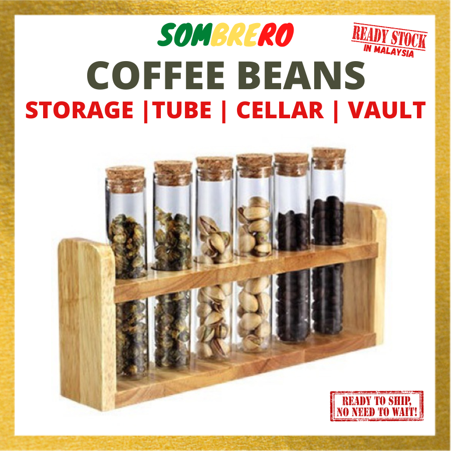 Coffee Storage Single Dose Coffee Beans Coffee Test Tube Vault Vial ...