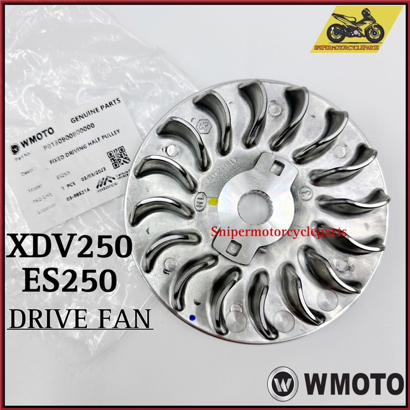 [100% ORI WMOTO] WMOTO ES250 ES250i ES 250 FRONT PULLEY CVT SET WITH ...