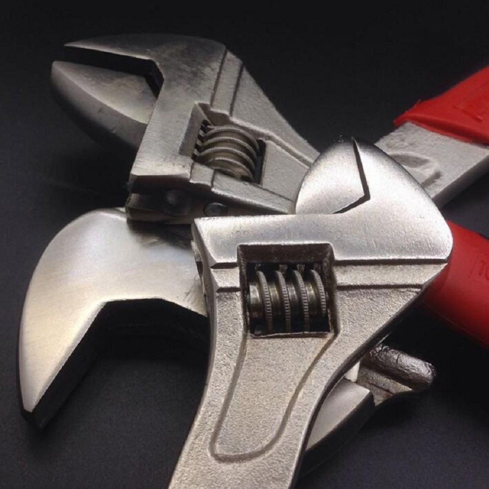 TRENY 6” 8” 10” 12” Adjustable Wrench Spanner Spanar HIDUP SPANA HIDUP ...