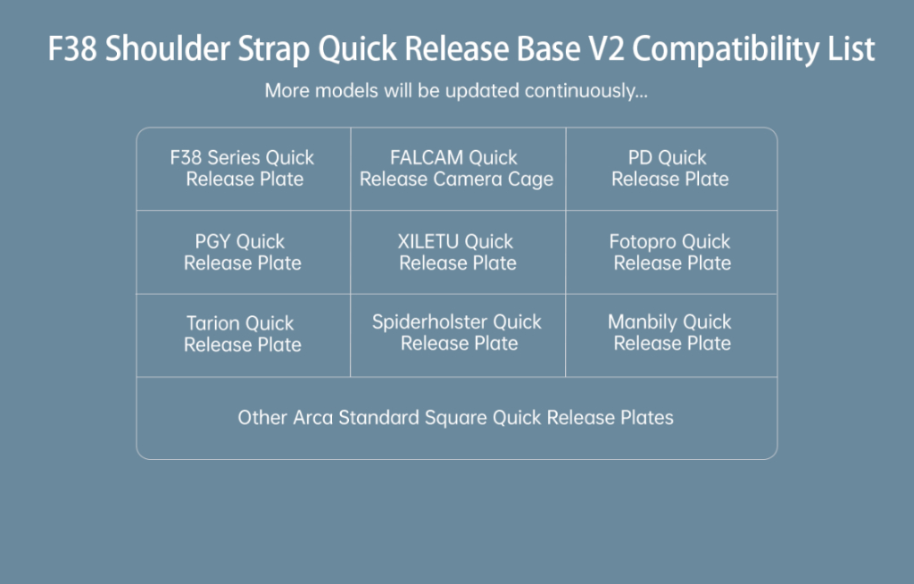 FALCAM F38 Quick Release For Shoulder Straps Kit V2 3142 3141 | Shopee ...