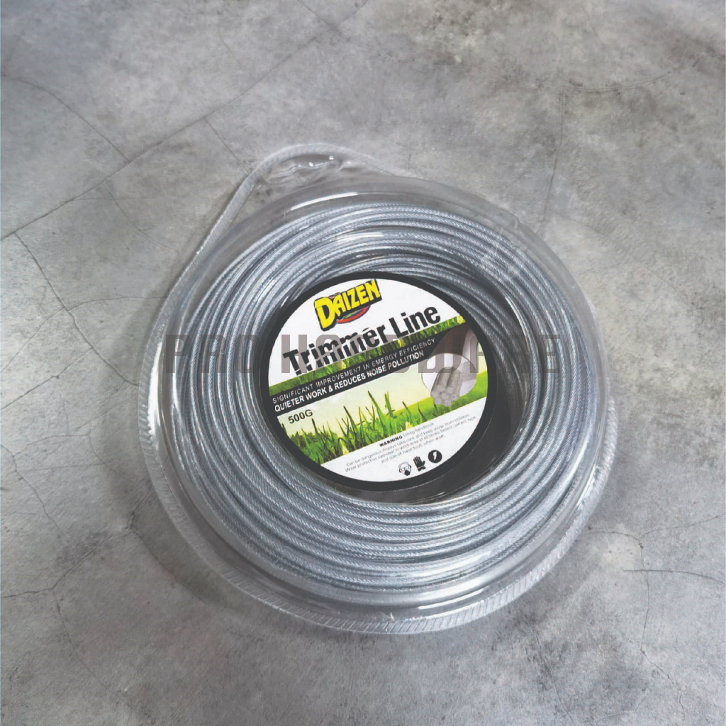 DAIZEN Extra Strong Steel Grass Trimmer Line 3.0MM x 27M / SPIRAL TYPE ...