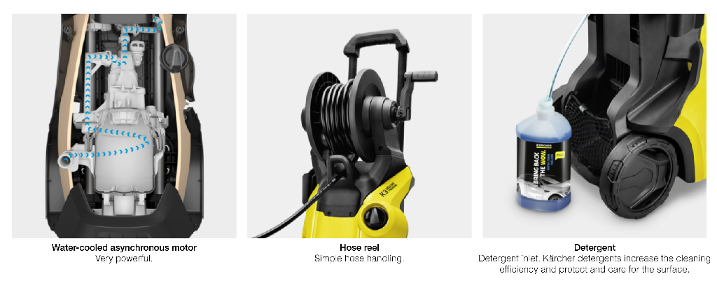 Karcher Pressure Washer K3 Deluxe Premium Water Jet High Pressure Water ...