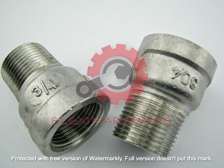 Stainless Steel SS304 Fittings - Street Socket Size 1/2 - 3/4" | Shopee ...