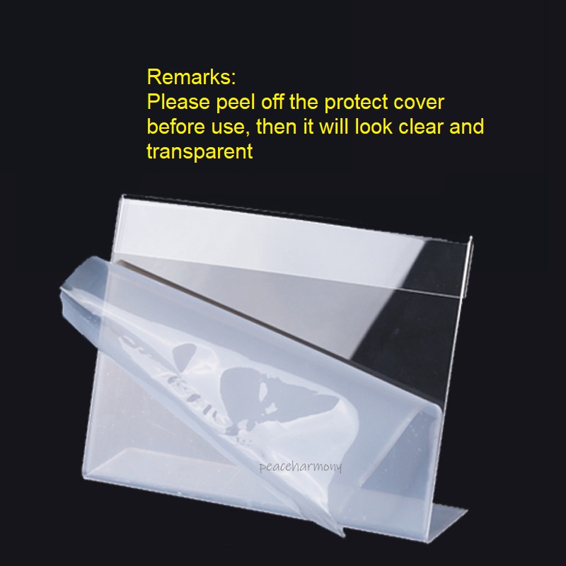 L Shape Card Stand / L Shape Stand for Price Tag Holder and for Table ...