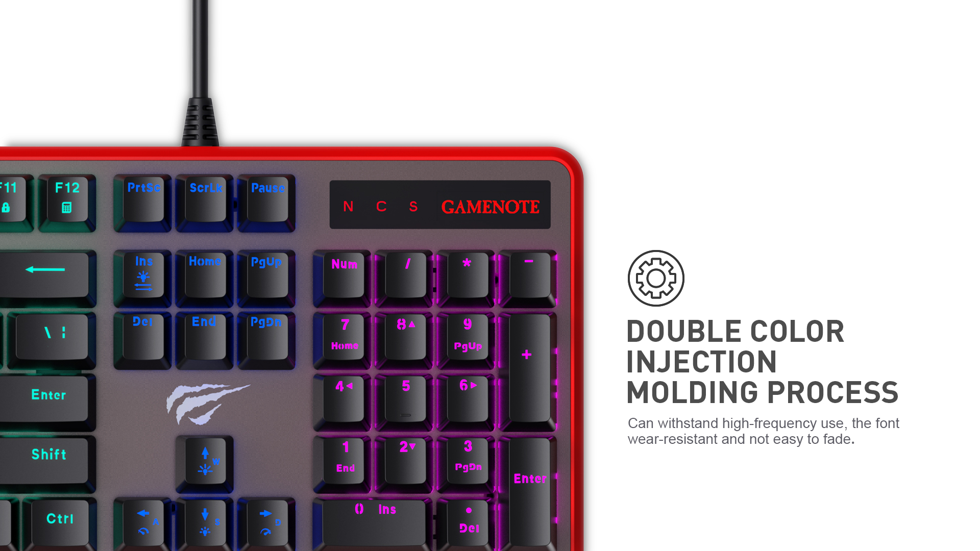 Gamenote | Havit KB870L Mechanical Gaming Keyboard RGB ( black ...