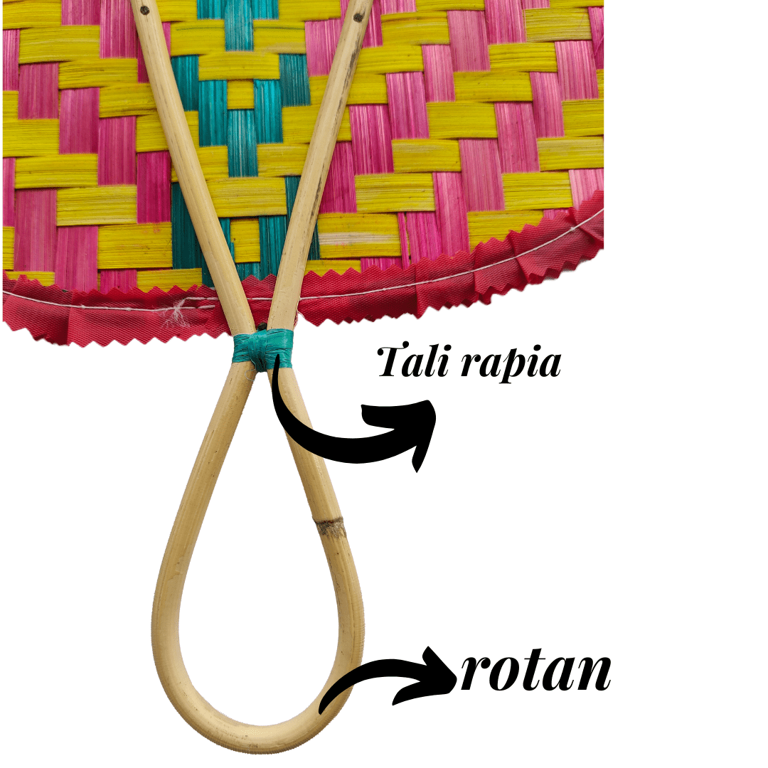Kipas tangan doorgift angin buluh sate cantik kraftangan murah rotan ...