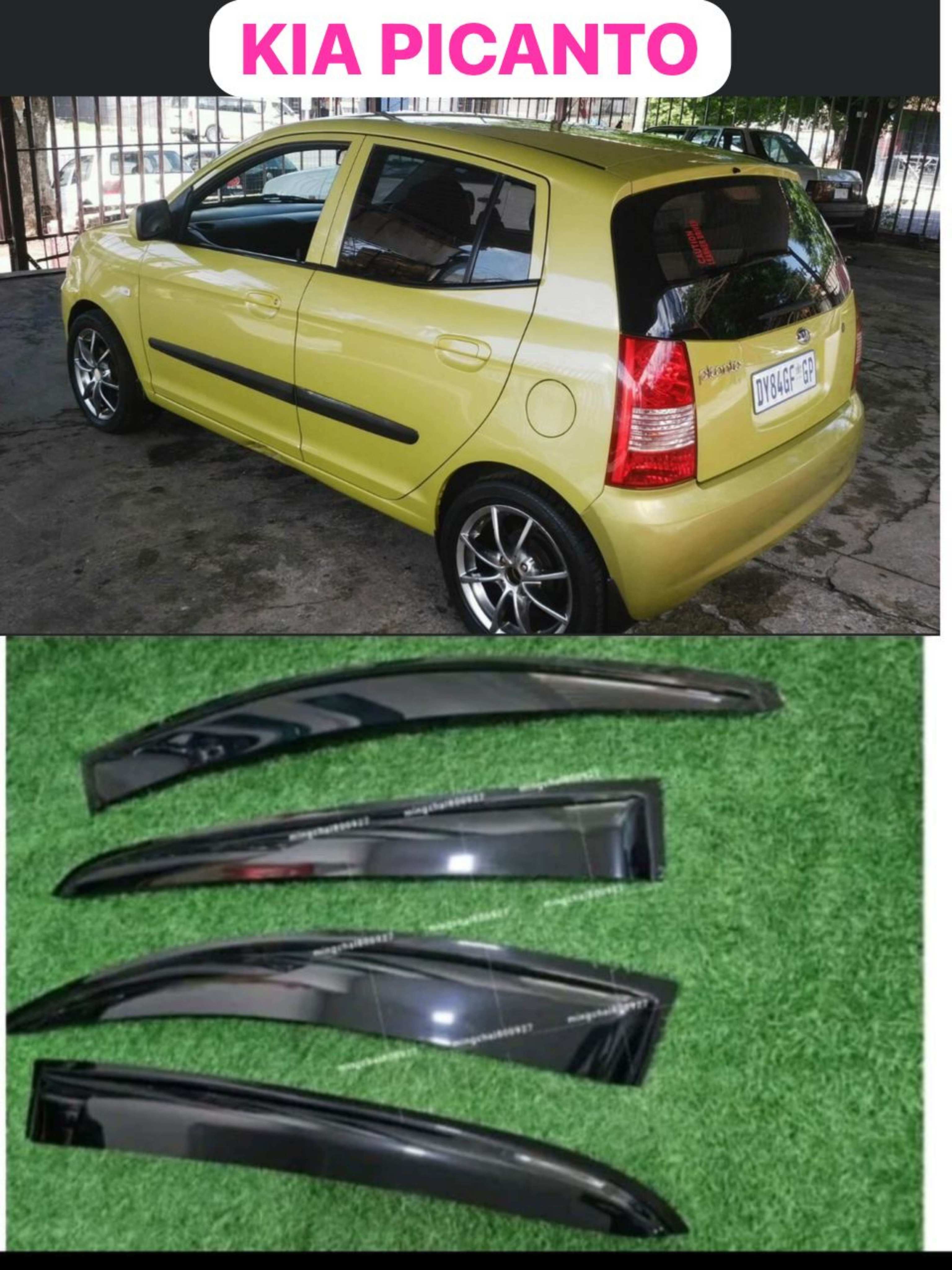Kia Picanto 2005 2006 2007 2008 2009 2010 2011 2012 Door Visor (MADE IN ...