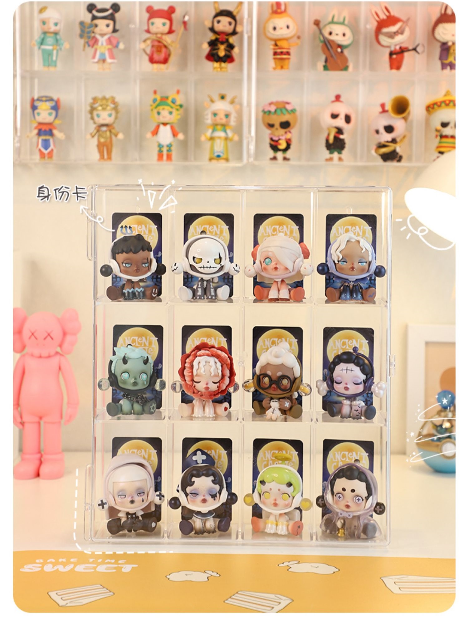 Doll Toy Pop Mart Display Box Rack Box Storage Transparent Dustproof ...