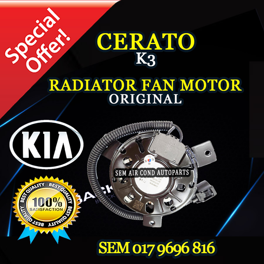 KIA CERATO K3 ORIGINAL HANON RAD/ RADIATOR FAN MOTOR (CAR AIRCOND ...