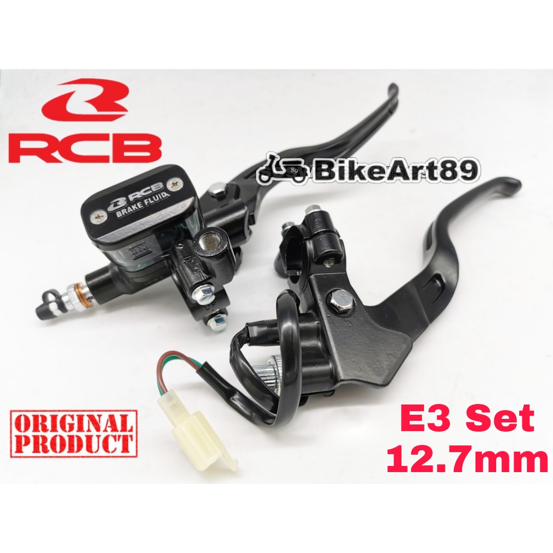 Master RCB Brake Pump Set E2 / E3 Lever Kanan Kiri Clutch Cable Right Left R15 Y15ZR LC135 RS150 ...