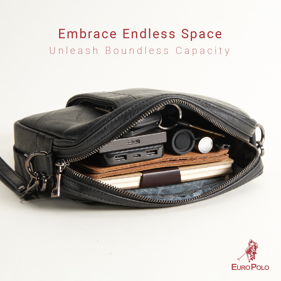 Euro Polo 3 Way Style Clutch Bag Sling Bag for Man - EBA 30309 | Shopee ...