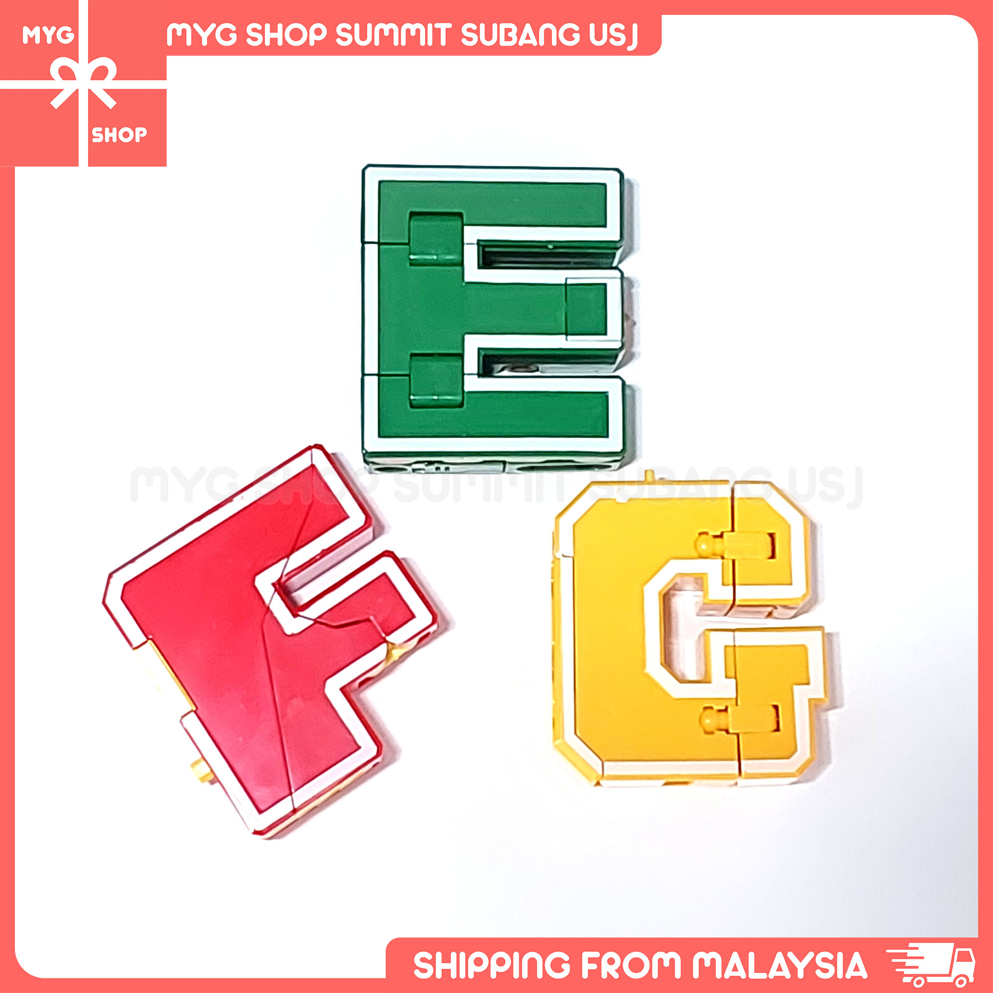 XLX Alphabet ABC Robot Dinosaur Transformers Toy Colorful Wild Animal ...