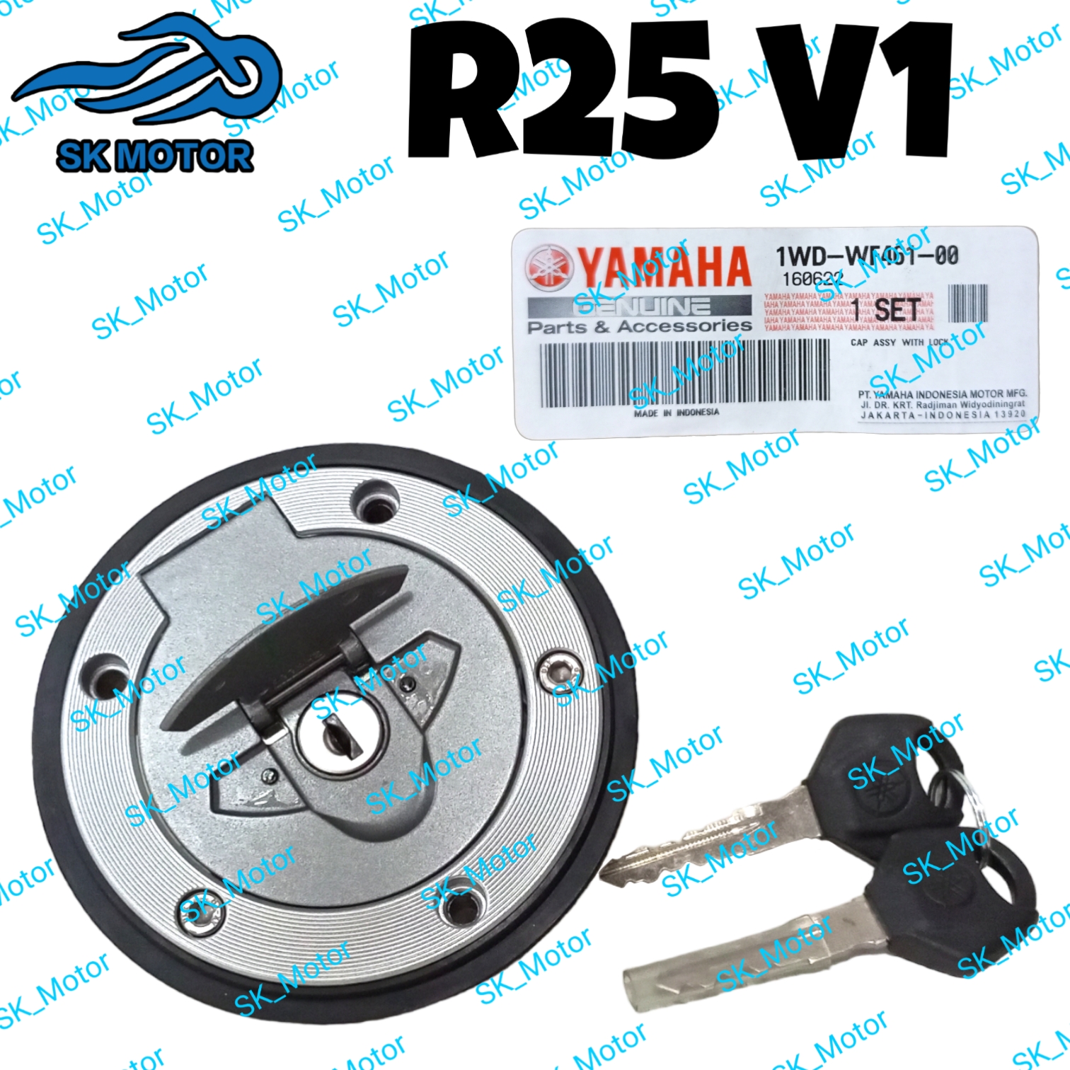 Yamaha YZF-R25 / R25 V1 Original Ignition Main Switch / Full Set Switch ...