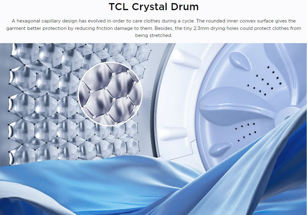 TCL 9KG Top Load Magic Filter Hijab Care 5 Star Energy Saving Washing ...
