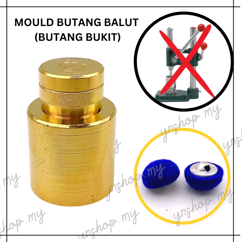 Mould Butang Bukit / Leper 20L 22L 24L 28L TANPA MESIN Fabric Button ...