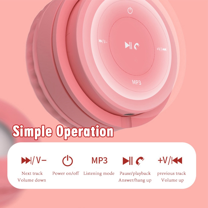 Y08 Wireless Bluetooth Macaroon Hi-Fi Stereo Headset with Microphone ...