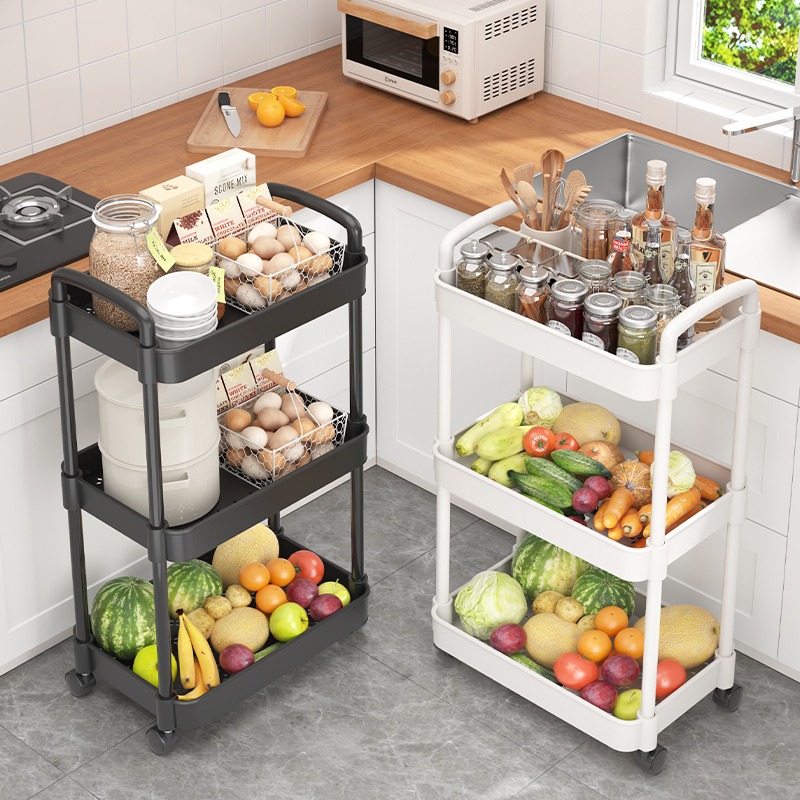 SUMAIRU 3/4/5 Tier Storage Trolley Rack Rak Troli Penyimpanan Pelbagai ...