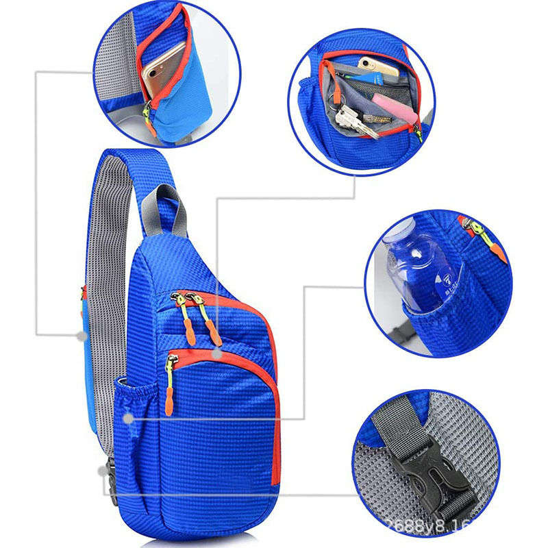 Sport Running Chest bag Waterproof Jogging Hiking Outdoor Sling Waist ...