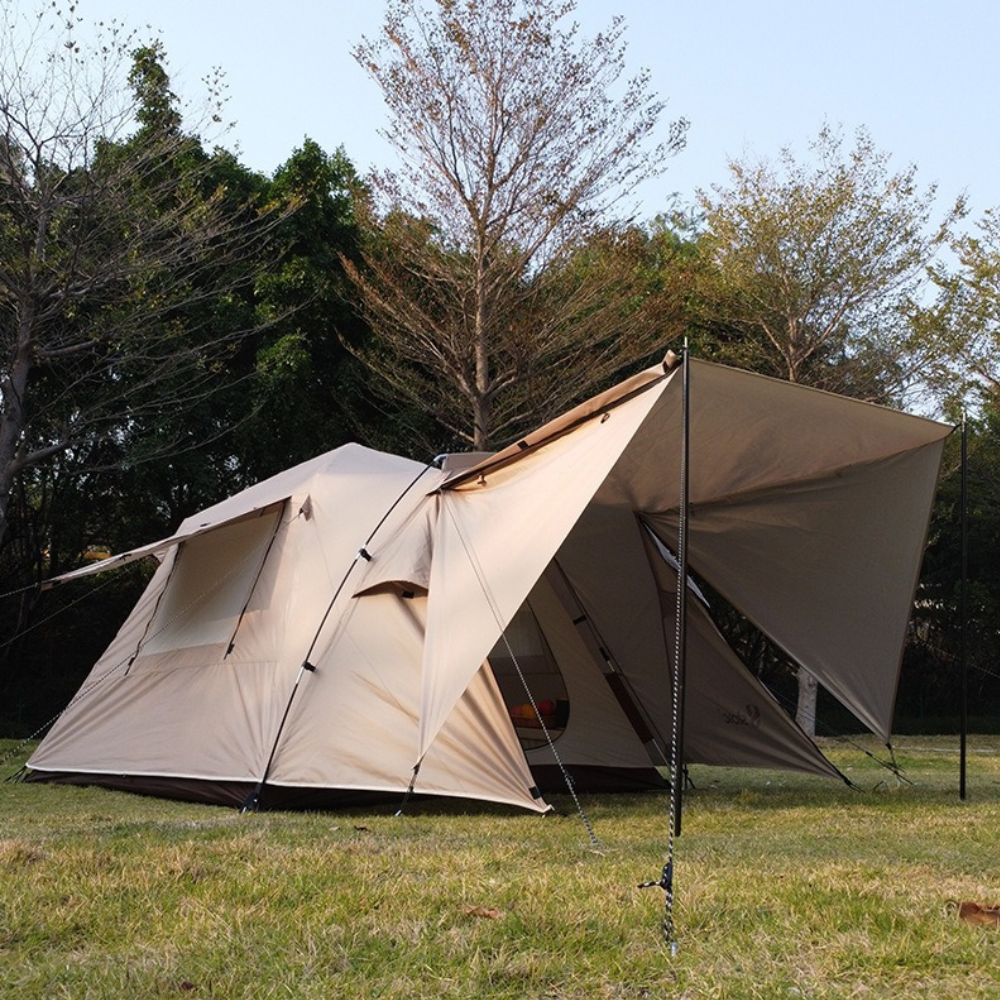 Stoic Auto Quick Tent with Built-in Tarp - Glamping Tent Khemah Camping ...