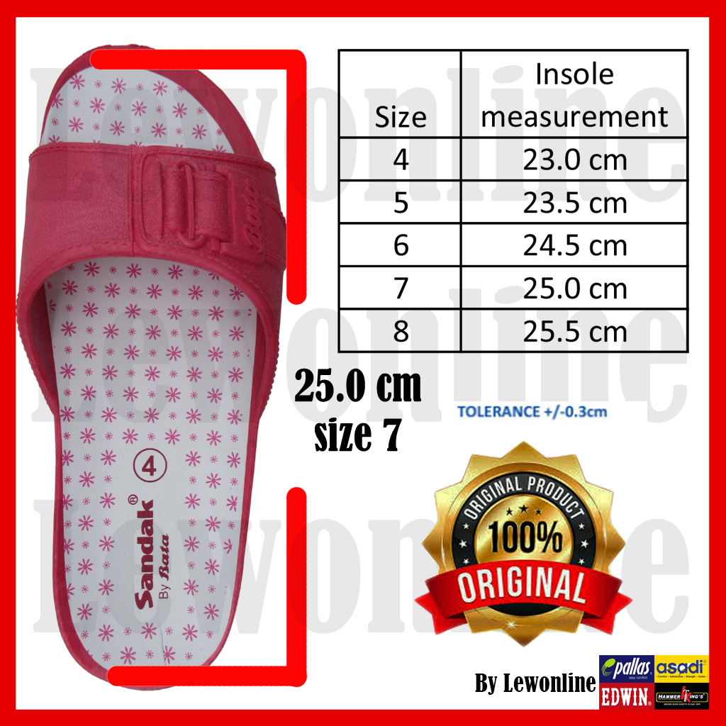 BATA Women Non-Slip Sandal / Selipar perempuan Tahan Lasak 5625477 ...
